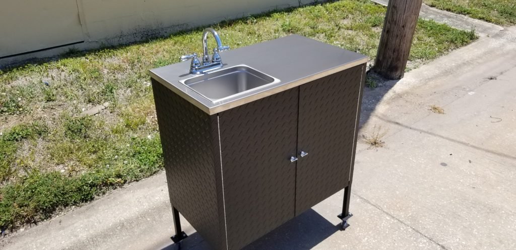 LARGE 1 COMPARTMENT SINK 110V ELECTRIC – JK Fabrication of Clearwater