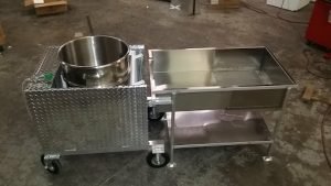 DELUXE PORTABLE 80QT. KETTLE CORN MACHINE WITH AUTO STIR AND SIFTING ...